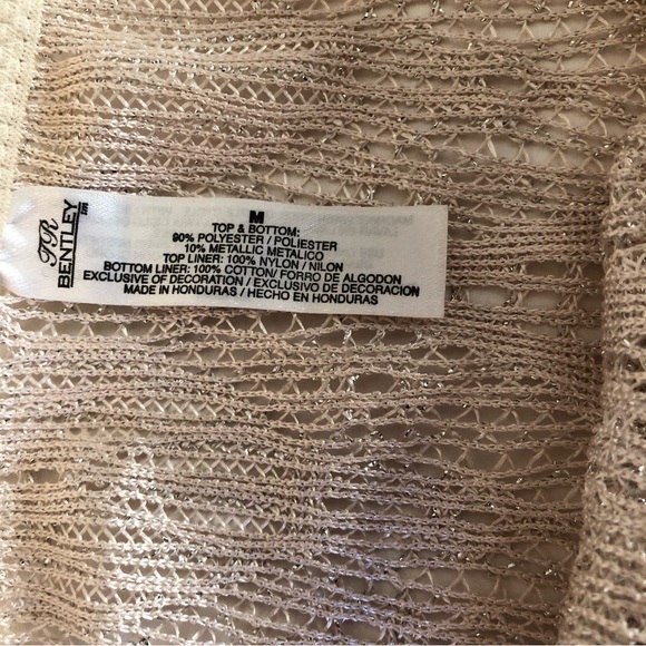 JR Bentley | Intimates & Sleepwear | Vintage Jr Bentley Metallic Gold ...